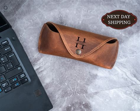 Personalized Leather Glasses Case Custom Glasses Box Soft Glasses Case T For Himwedding