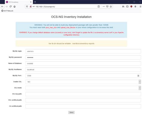 Installer GLPI OCS Inventory Debian 10 All IT Network