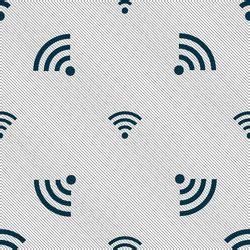 Wifi Sign Wi Fi Symbol Wireless Network Icon Vector Image