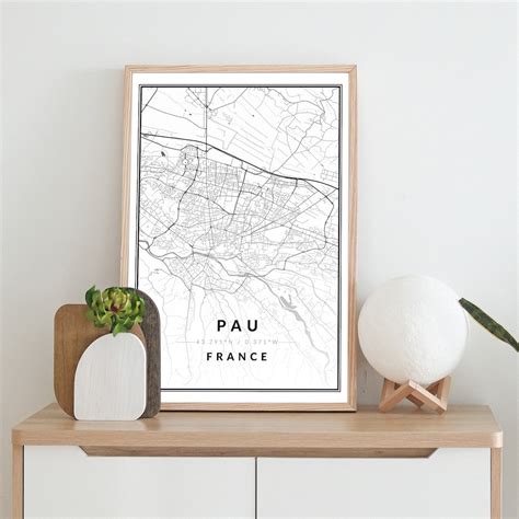 Affiche Ville Pau Tableau Toile