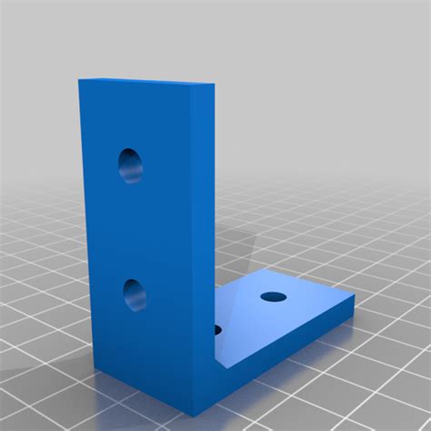 👽 L Brackets With 4 Holes For T Slot Aluminum Extrusions・free 3d File