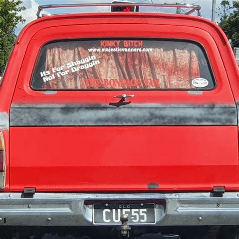 Oc Saw This Sex Themed Holden Sandman Today The License Plate Says Cuf55 Cuffs Rpics