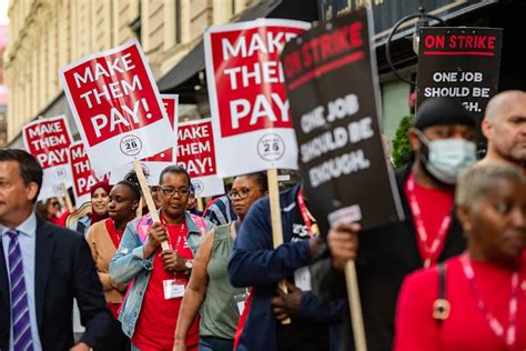 Why Are Boston Hotel Workers On Strike 1200 Workers Walk Off Job In