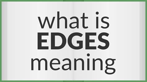 Learning Edges Meaning At William Wickens Blog