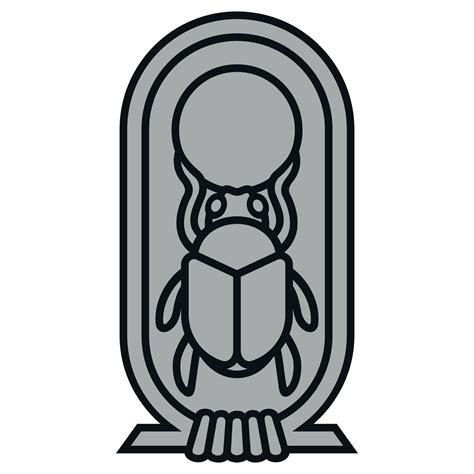 Hieroglyphic Symbol Of Ancient Egypt Dung Beetle From Egyptian