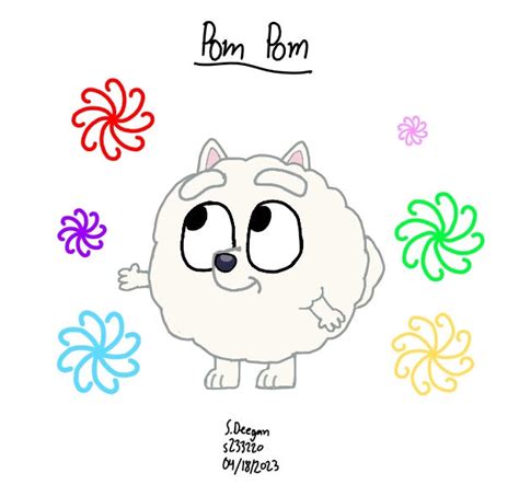 Pom Pom From Bluey By S233220 On Deviantart