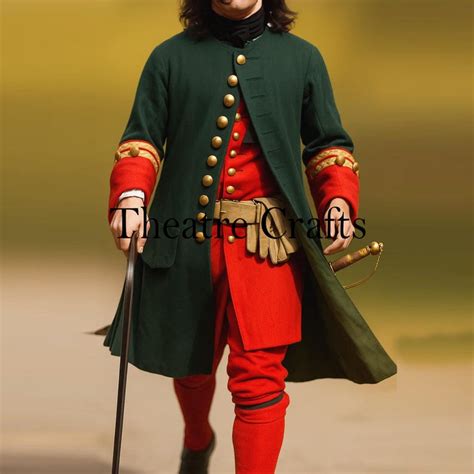 18th Century Colonial Frock Coat British Continental War Reenactment