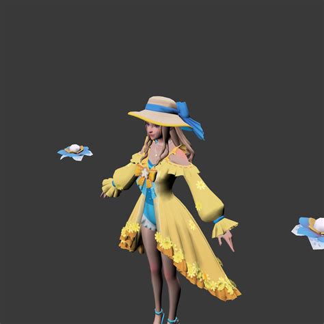 3d Girl High Poly Model Turbosquid 2066839