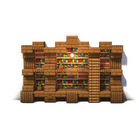 Bookshelves Home Library Ideas For Minecraft