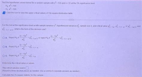 solved test the hypotheses shown below for a random sample