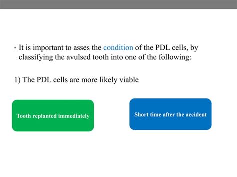 Guidelines For The Management Of Avulsion Pptx Dental Health