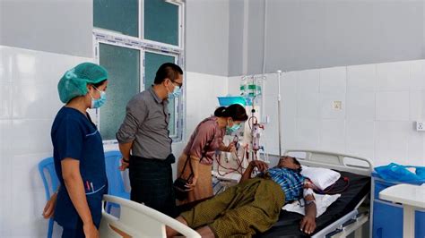 မြိတ်ပြည်သူ့ဆေးရုံကြီး၌ ကျောက်ကပ်ဆေးစက်နှစ်လုံးဖြင့် ကျောက်ကပ်ဝေဒနာရှင