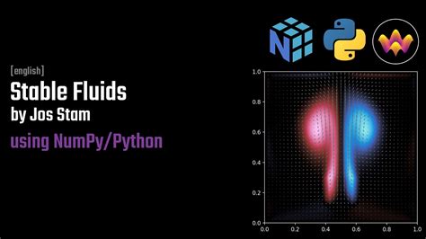 Stable Fluids Implemented In Pythonnumpy Youtube