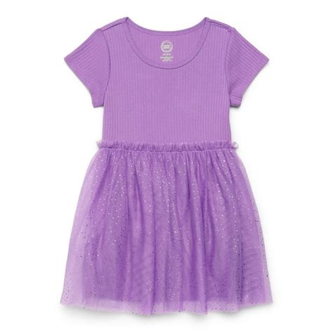 Wonder Nation Girls Tutu Dress With Short Sleeves Sizes 4 18 And Plus