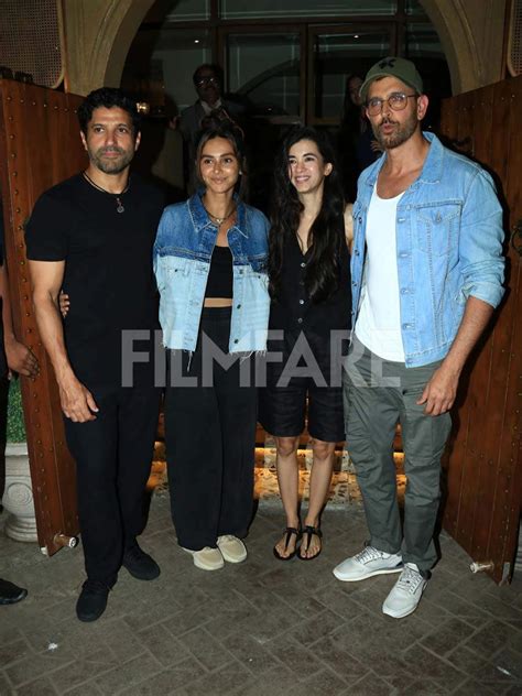 Hrithik Roshan Saba Azad And Others Clicked In The City See Pics