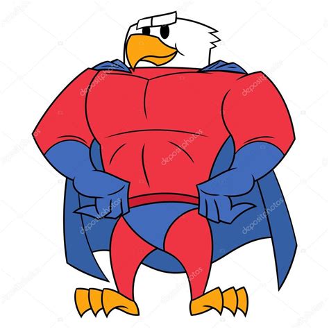 Eagle Superhero Posing Stock Vector Image By ©den0909 104927052