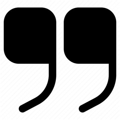 Punctuation Quotes Text Quotation Mark Highlight Icon Download