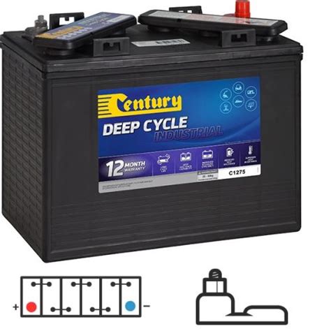 C1275 Century 12v 150ah Wet Cell Deep Cycle Battery Every Battery