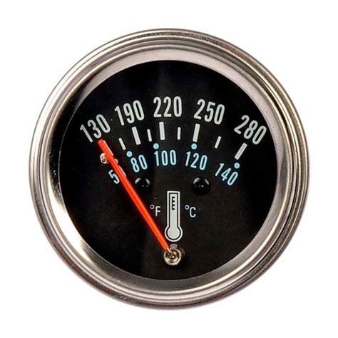 Karparts360 Engine Coolant Temperature Gauge Chrome Gauge Bezel
