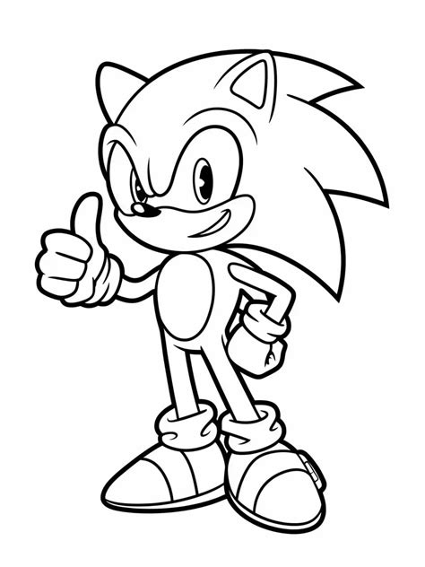 Sonic Classic Running Pose Coloring Page In 2025 Coloring Pages Owl