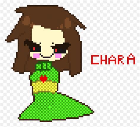 Chara Undertale Pixel Art Maker Chara Accessories Accessory Text Hd Png Download Flyclipart