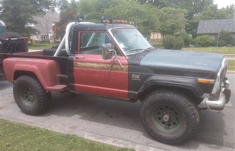 1981 Jeep J10 Honcho Sportside Red Doors