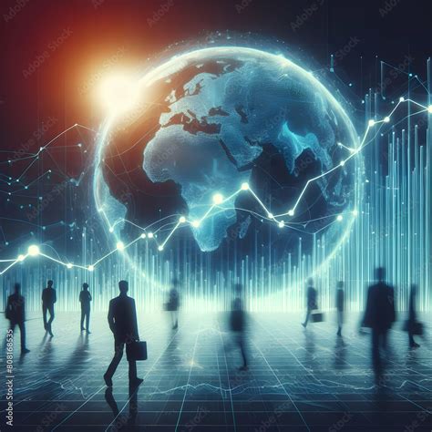 Digital Animation Depicting Rapid Growth Of Worldwide Population Over