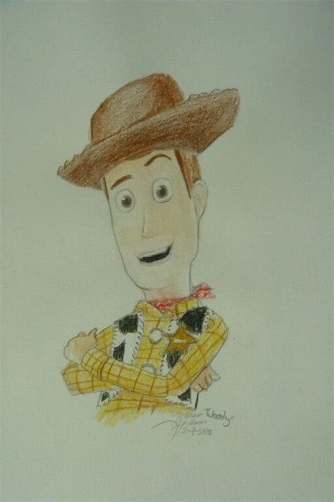Woody Colored Pencil Drawing By Julianna Hallman Colored Pencil