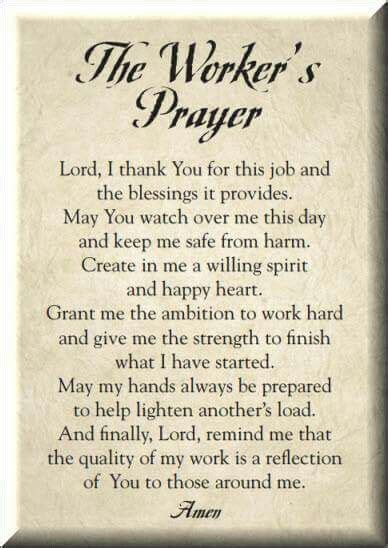 Pinterest Prayer For Workplace Everyday Prayers Prayer For Work