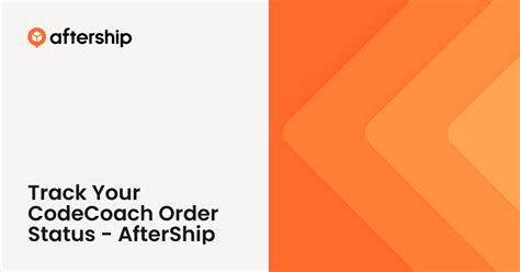 Track Your Codecoach Order Status Aftership
