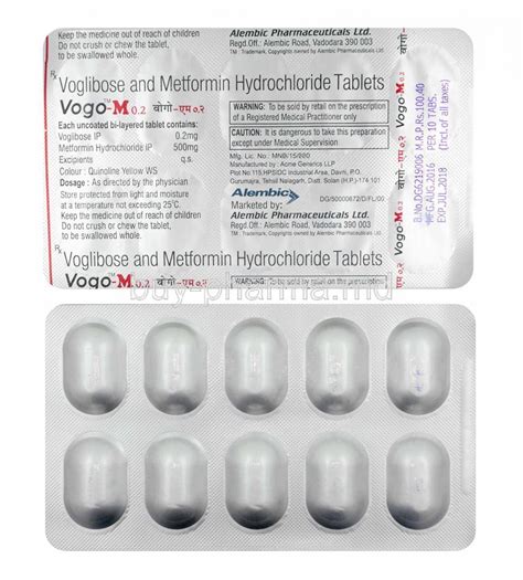Buy Vogo M Metformin Voglibose Online