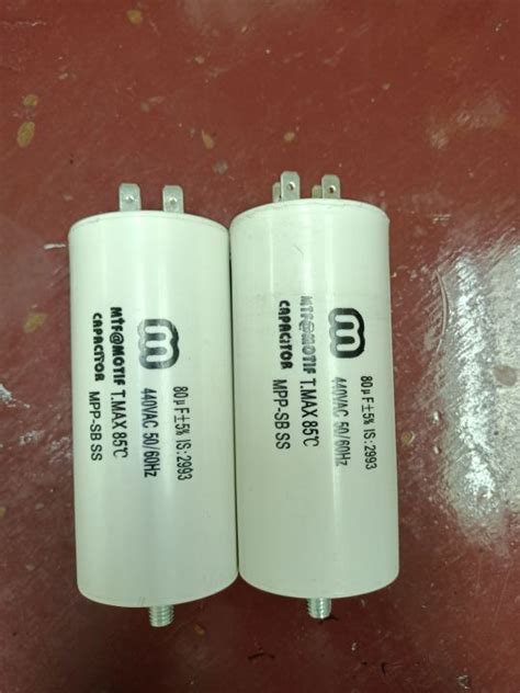 80uf 440vac Running Capacitor With 4 Pin And Screw Nut50x112mm Lazada