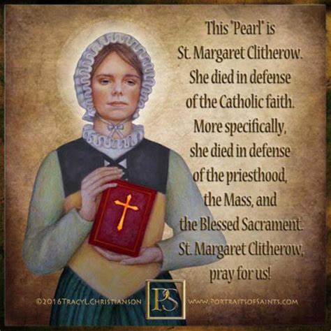 Happy Feastday Saint Margaret Clitherow 1556 Portraits Of Saints