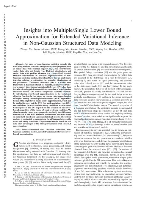 Pdf Insights Into Multiple Single Lower Bound Approximation For Extended Variational Inference