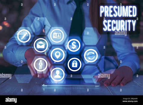 Handwriting Text Writing Presumed Security Conceptual Photo System