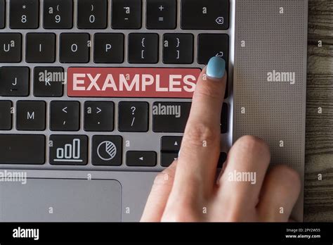 Writing Displaying Text Examples Business Showcase Photo Sample Model