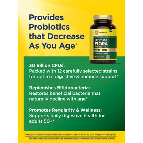 Ultimate Flora™ Adult 50 Probiotic Capsules 30 Billion Renew Life