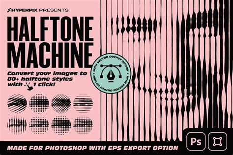 Halftone Machine Action Convert Image To Halftone On Behance