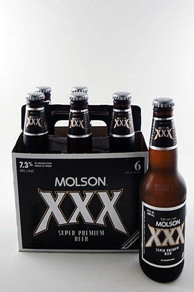 Molson Xxx 6 Pack Colonial Spirits