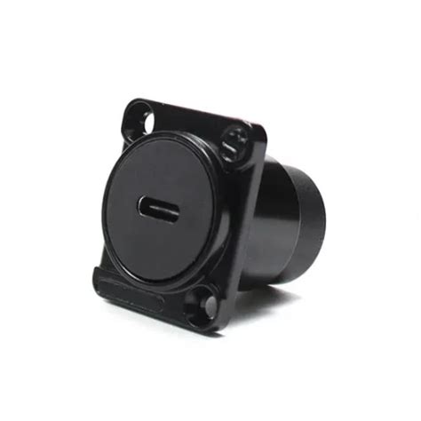 D Type C Butt Panel Chassis Mount Square Female Socket Plug D