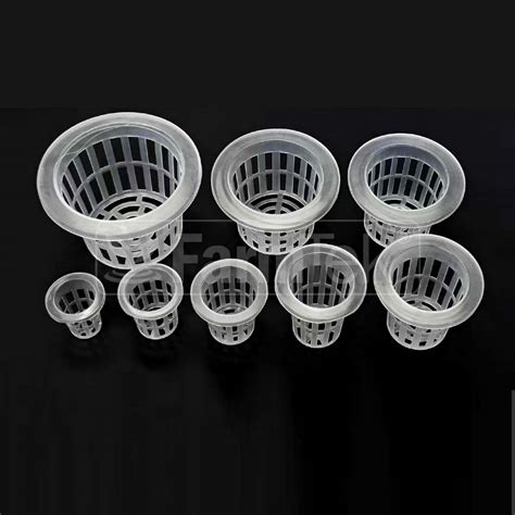 50pcs 40 Hydroponic Net Pots Mesh Pots Baskets Aeroponic Farmtek