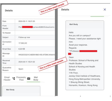 Information Security Reminder For Phishing Email12 March 2024