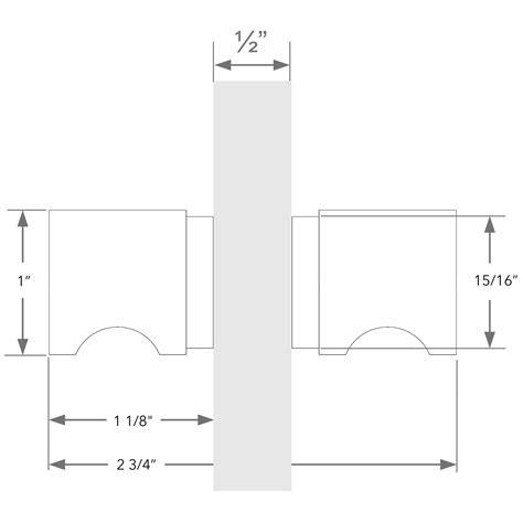 Shower Knobs Collection 1 Round Back To Back Shower Door Knob In