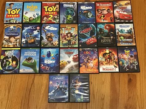 Disney Pixar Dvd 3 Pack My Disney Pixar Vhsdvdblu Ray Collection