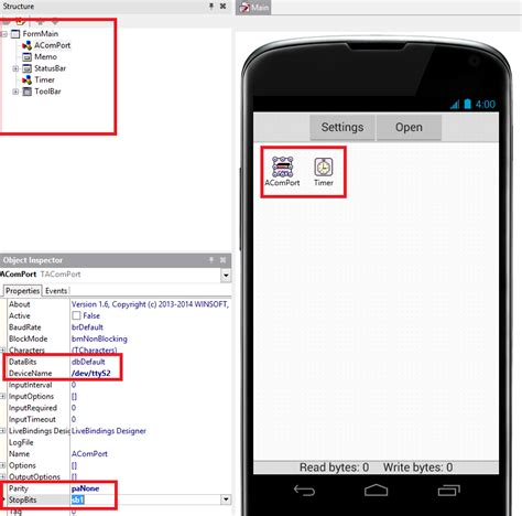 Delphi Xe5 Serial Port On Android Stack Overflow