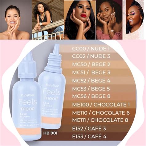 Base Fluida Feels Mood 25g Ruby Rose Shopee Brasil