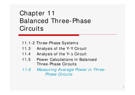 Pdf Chapter 11 Balanced Three Phase Circuits