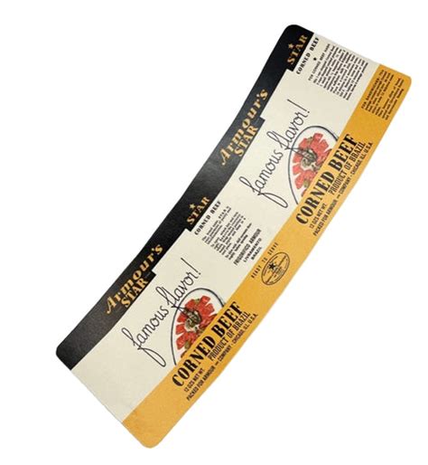 Armour Corned Beef Label Frontline Rations