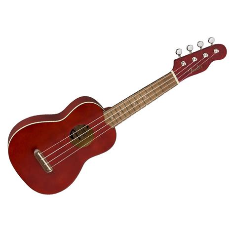 Fender Venice Soprano Ukulele Wn Cherry At Gear4music