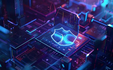 Cybersecurity And Data Protection On A Computer Chip Premium Ai